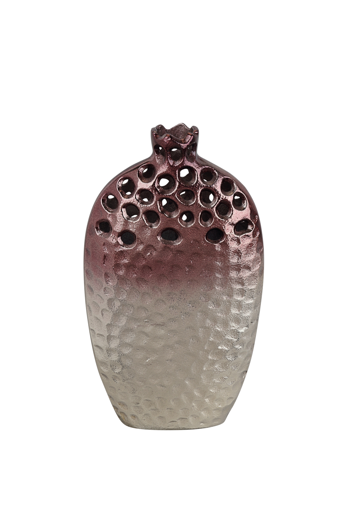 Aspen Creative 17004-11, 2 Tone Aluminum Solid Vase, Centerpiece Home ...
