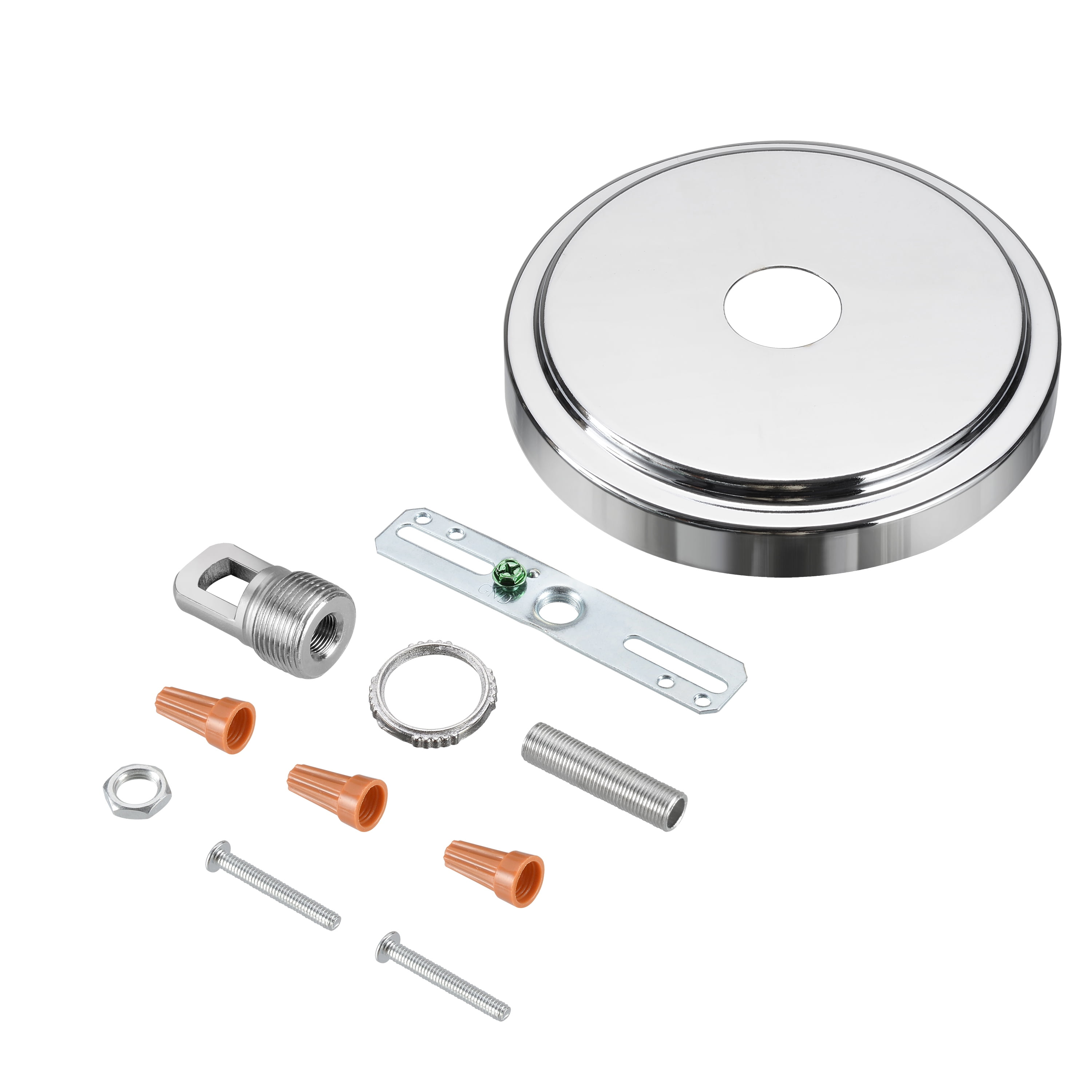 Aspen Creative 21507-31, Chrome Transitional Chandelier Fixture Canopy ...