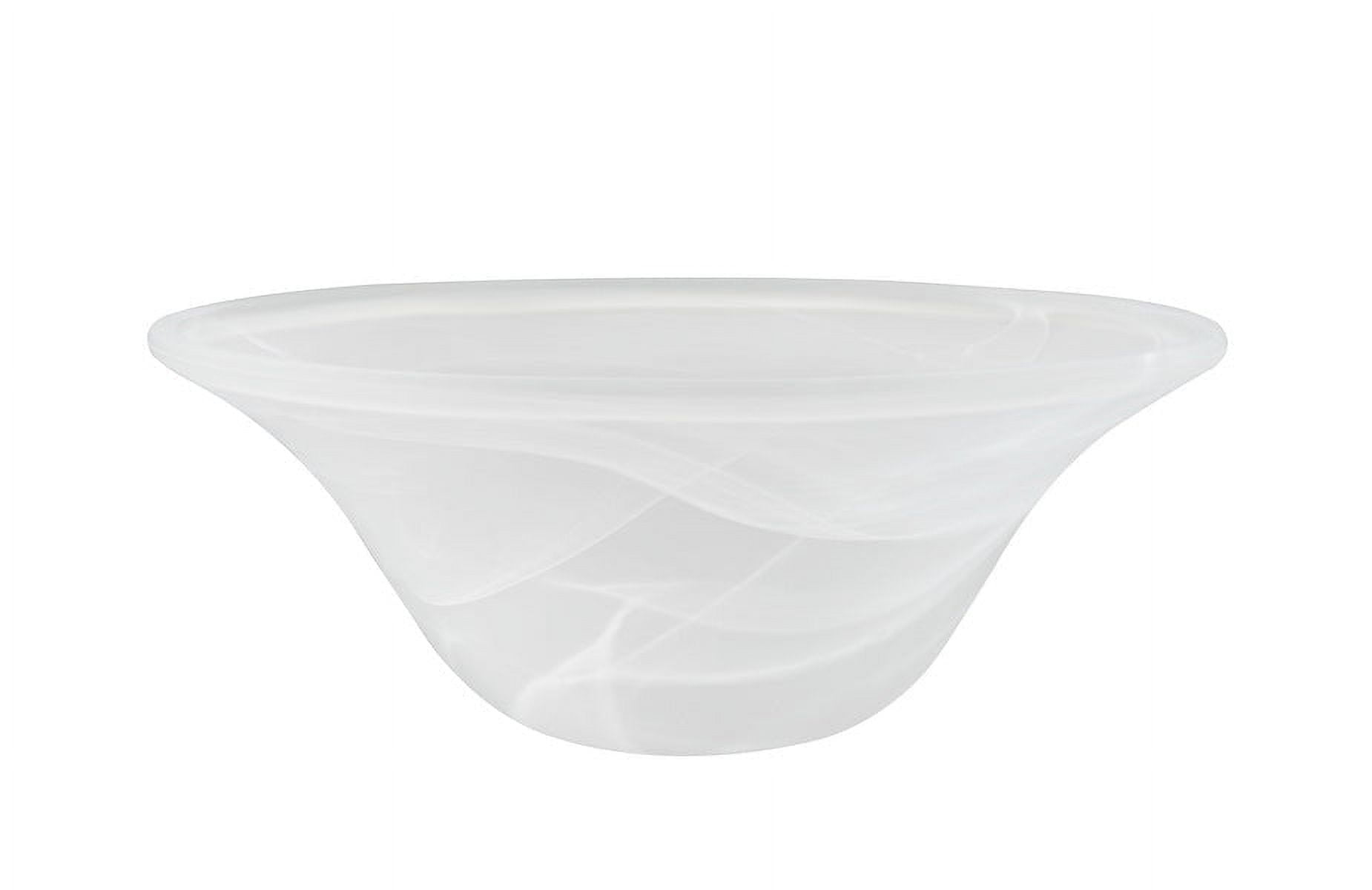 Aspen Creative 23509-11,Alabaster Glass Shade for Medium Base Socket ...