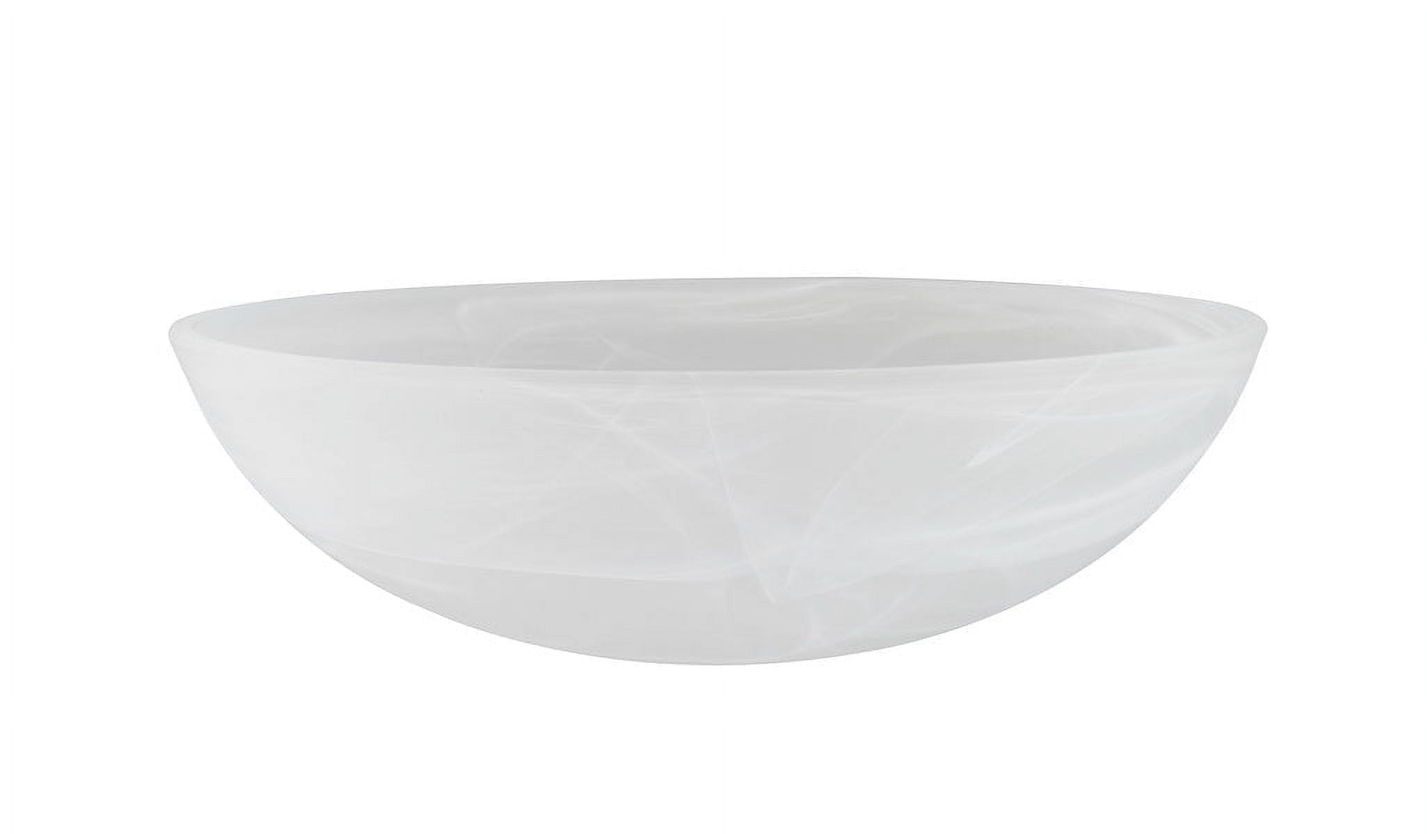 Aspen Creative 23515-11,Alabaster Glass Shade for Medium Base Socket ...