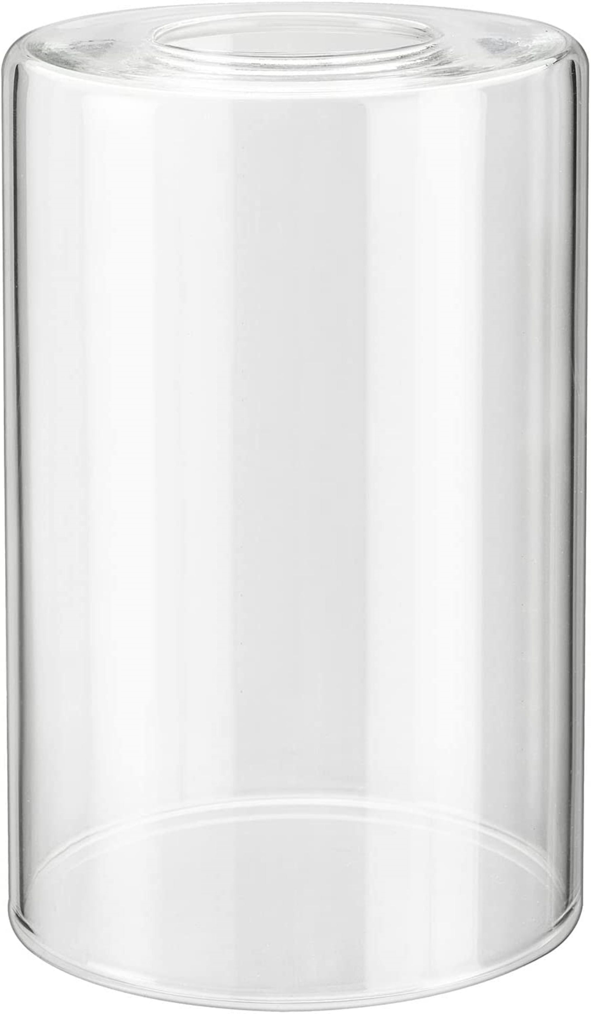Aspen Creative 23616-01,Clear Cylinder Glass Shade.3-1/2"Dia x 5-1/2"H ...
