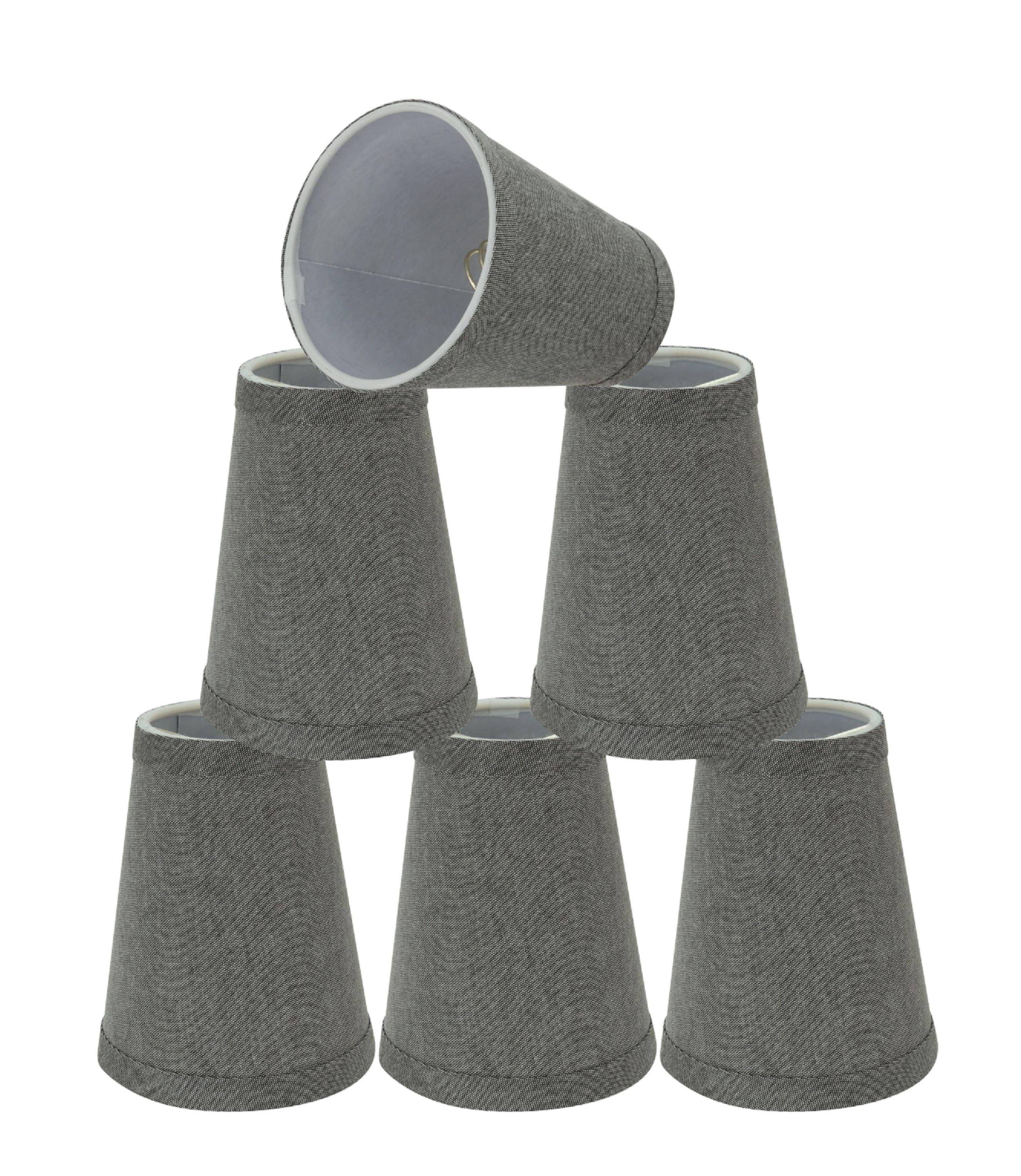 Aspen Creative 32657-6 Small Hardback Empire Shape Chandelier Clip-On ...