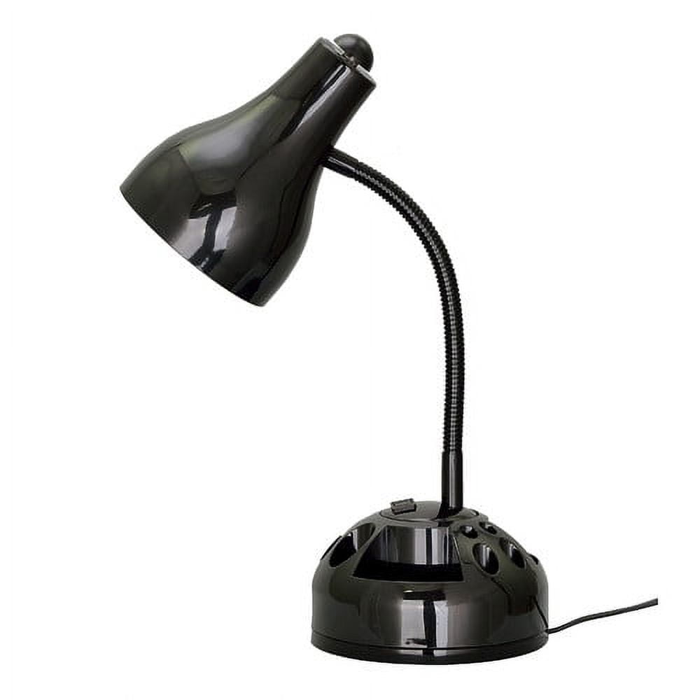 Aspen Creative 40041, One-Light High Organizer Desk Lamp with Metal ...