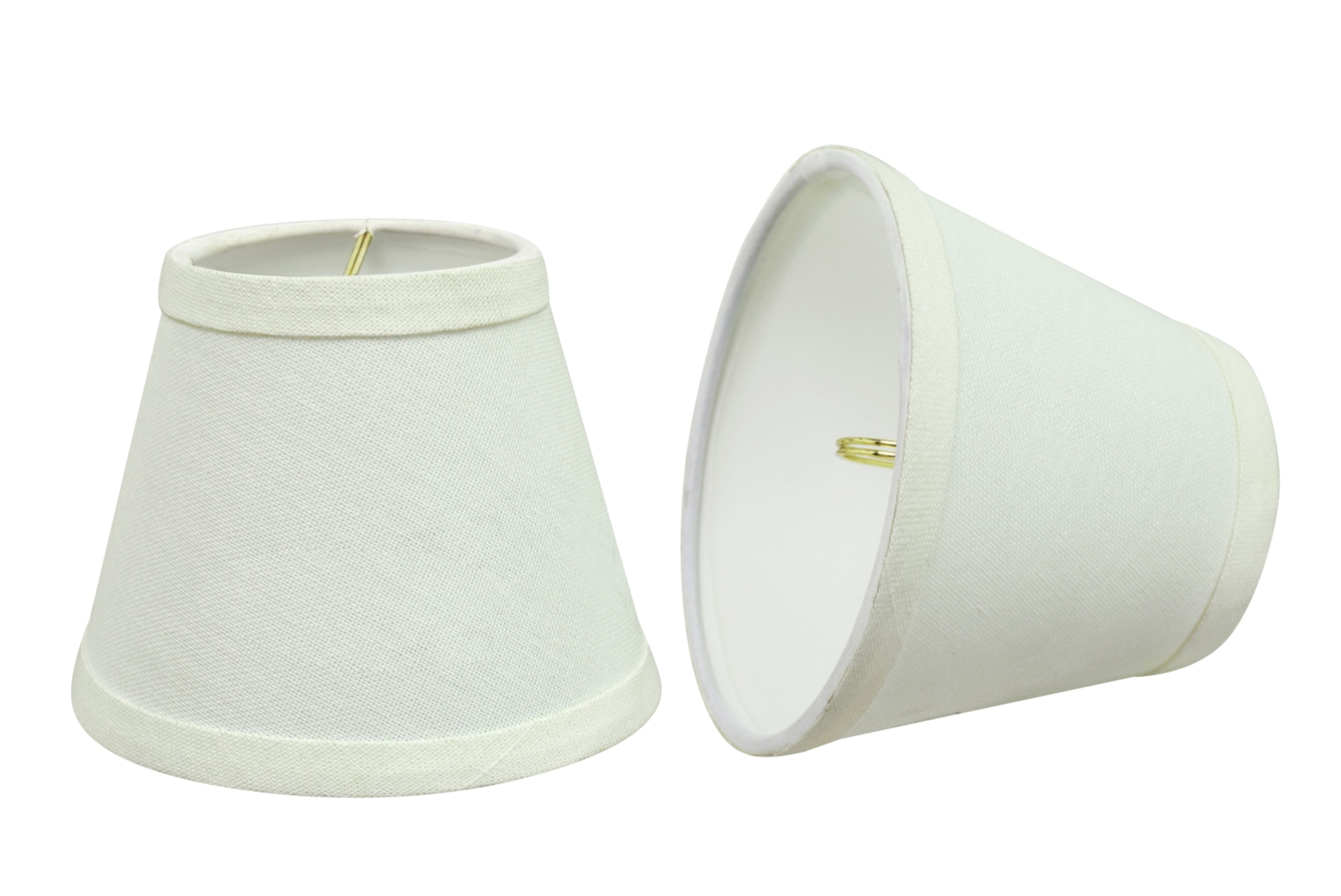 Aspen Creative Corporation 5'' Linen Empire Candelabra Shade (Set of 2 ...