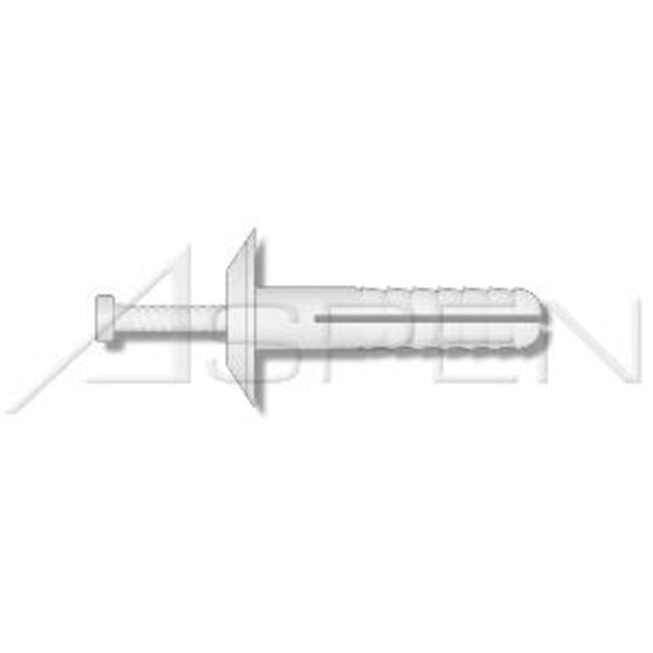 Aspen Fasteners 0.25 x 2 in. Truss Head Body 6 by 6 Type White Nylon ...