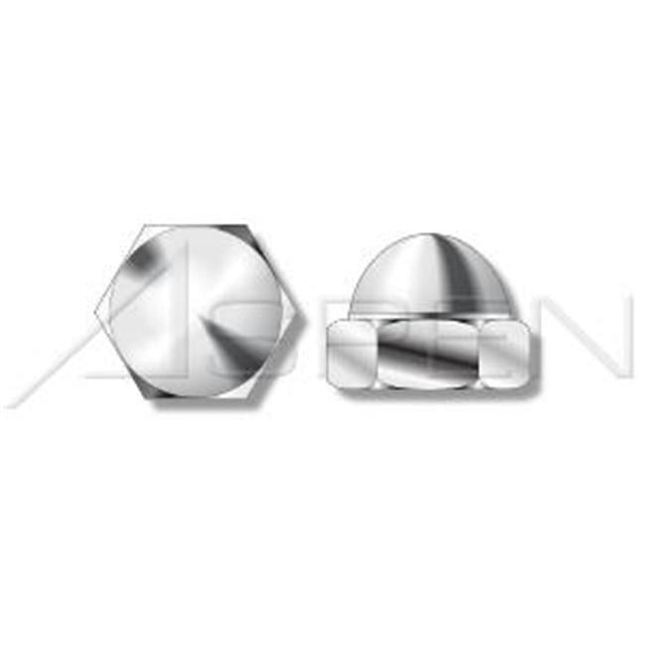 Aspen Fasteners 0.37-24 in. Low Crown Closed End Acorn Cap Nuts, Steel ...