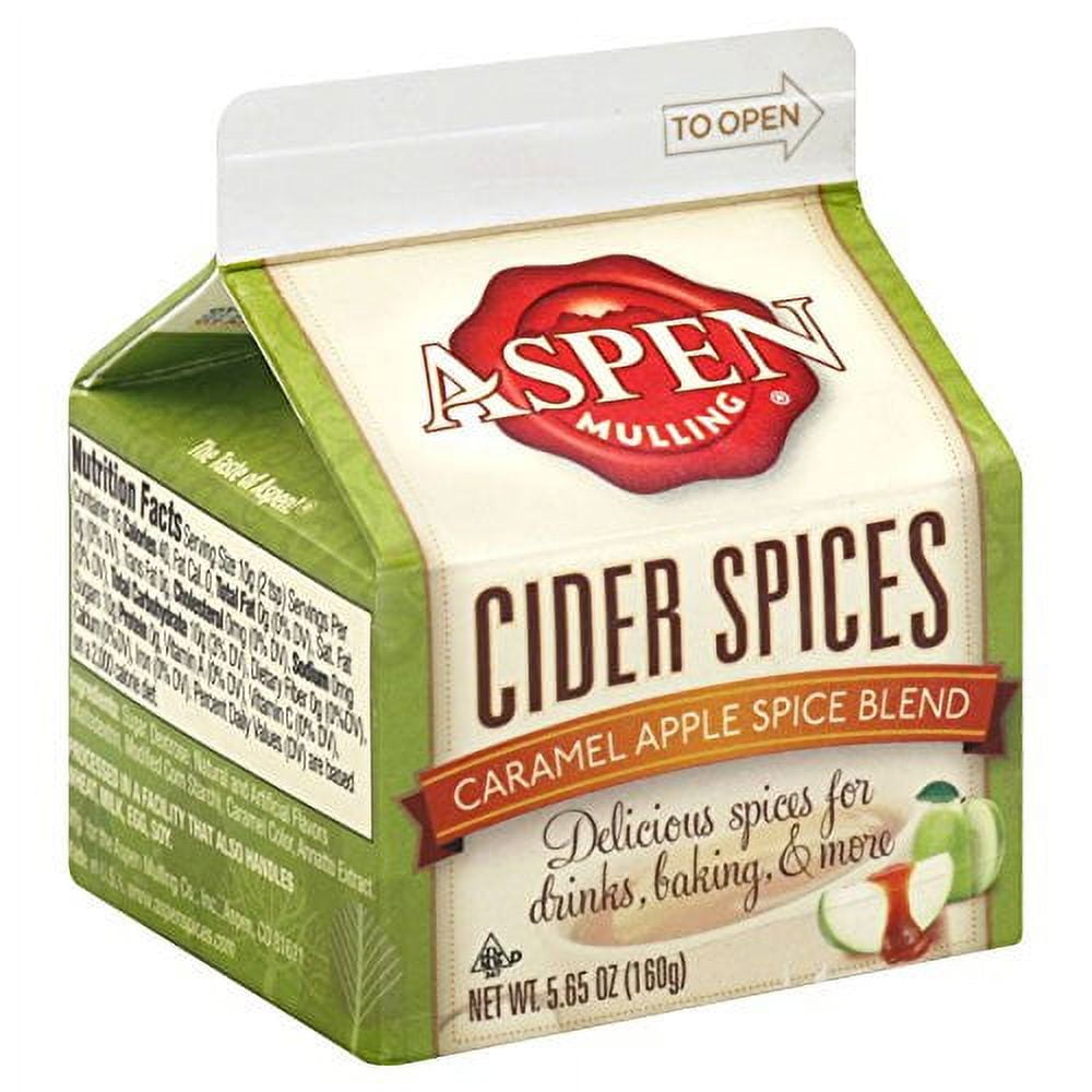 Aspen Mulling Cider Spice - Caramel Apple Spice Blend – 5.65 oz Cartons ...