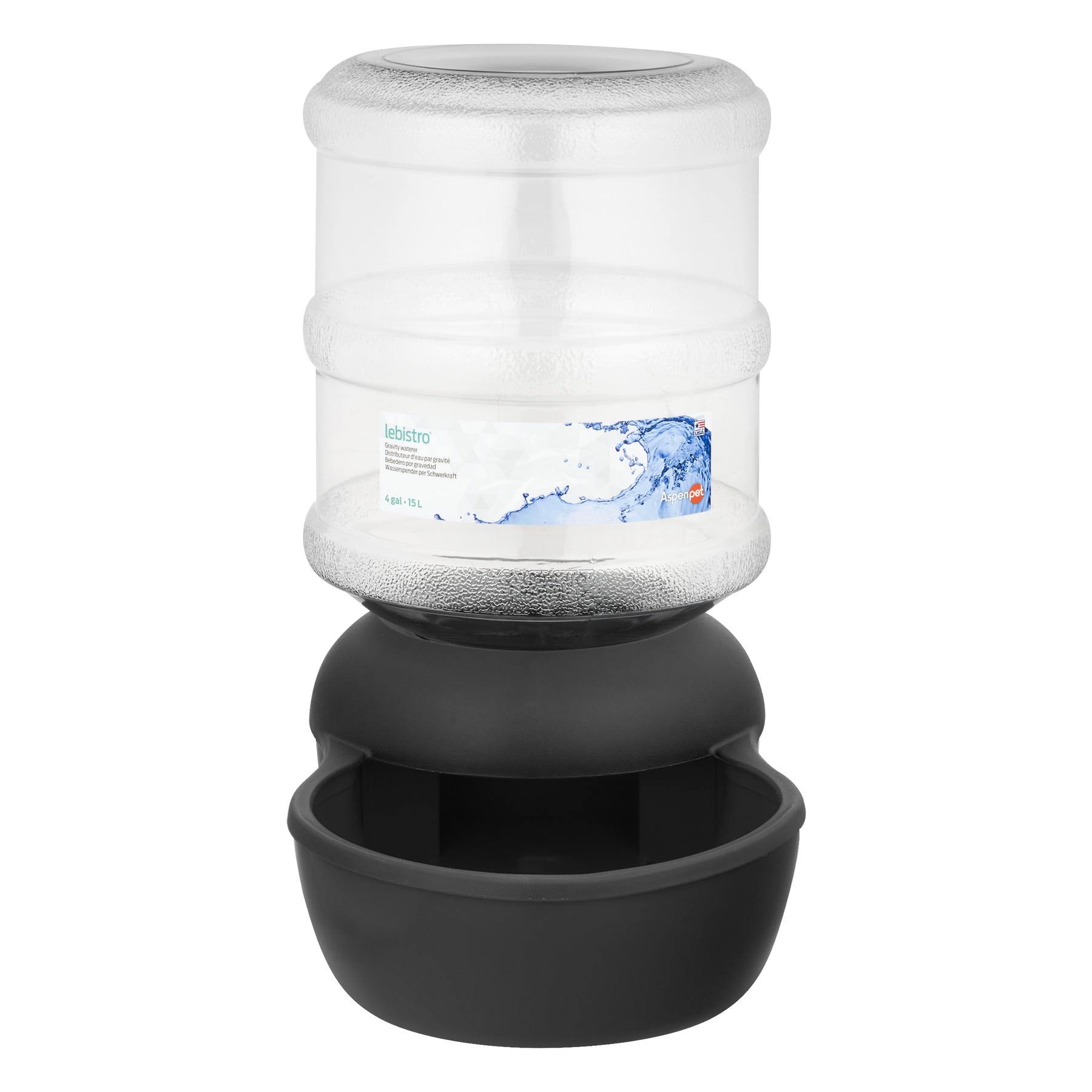 Petmate LeBistro 15 L Gravity Waterer for Large Pets - Walmart.com