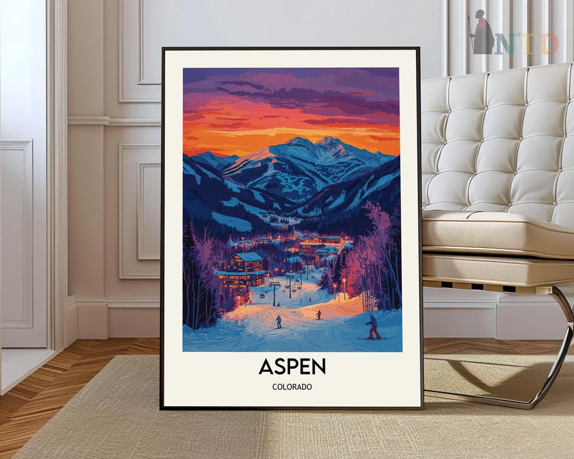 Aspen Print, Aspen Poster, Aspenaspen Art Print, Aspen Artwork, Aspen ...