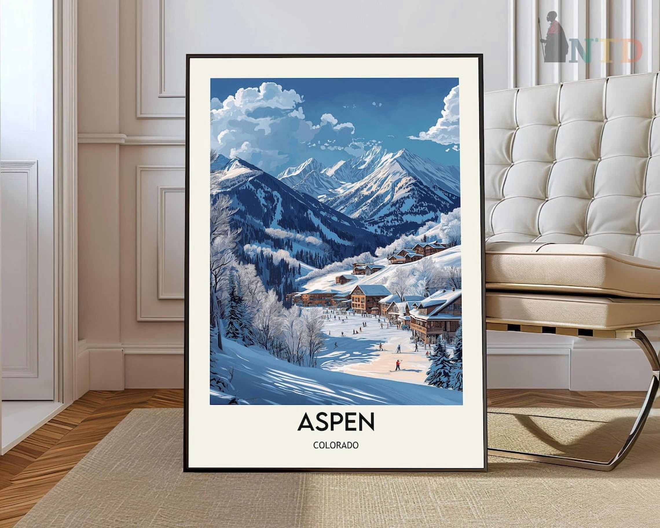 Aspen Print Aspen Poster Aspenaspen Art Print Aspen Artwork Aspen Photo ...