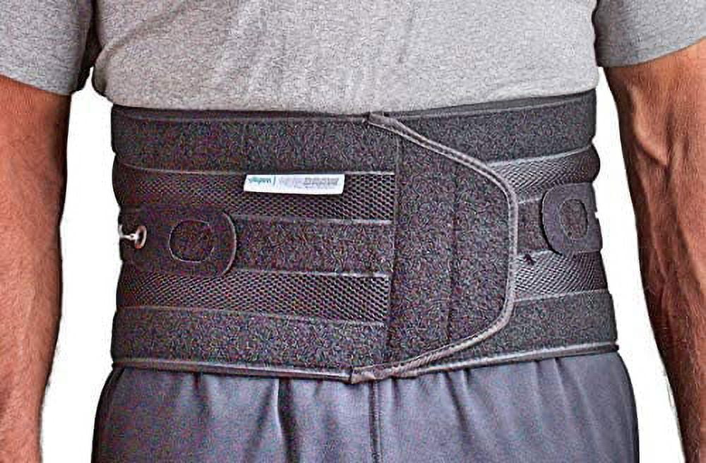 Aspen QuikDraw Pro Back Brace X-Large Adult Black - Walmart.com