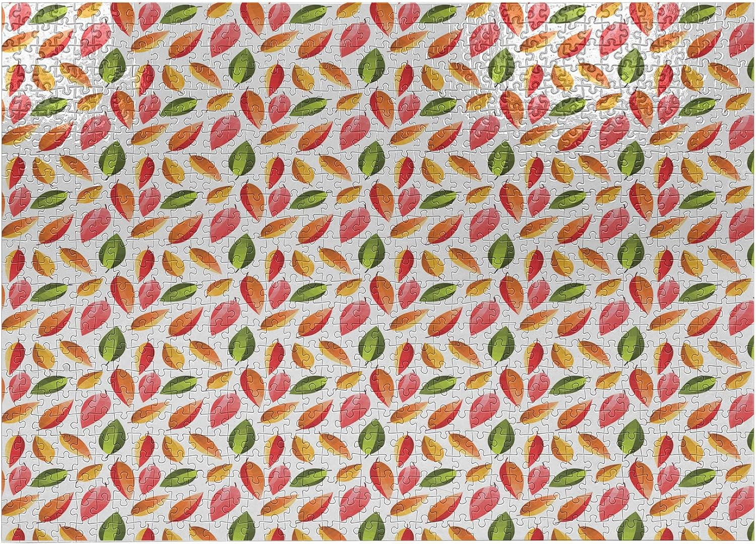 Aspen Tree, Autumn Leaves Branches Various Toned Fall Spring Summer Season Leafage Jigsaw ...