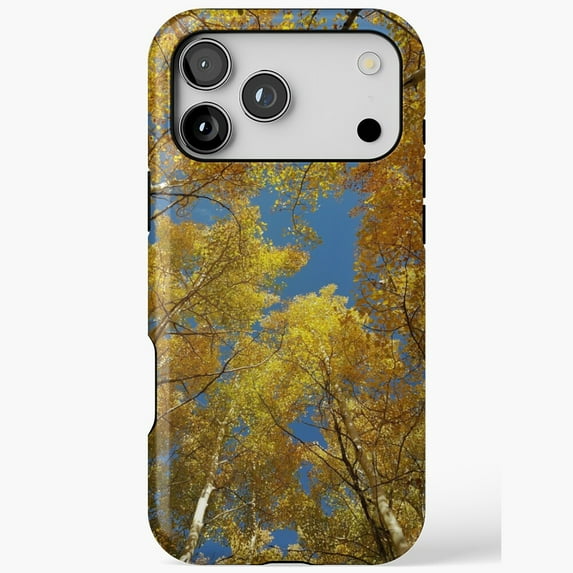 Aspens And The Sky 1 Nature Trees Phone Cover for iPhone 11 12 13 14 15 ...