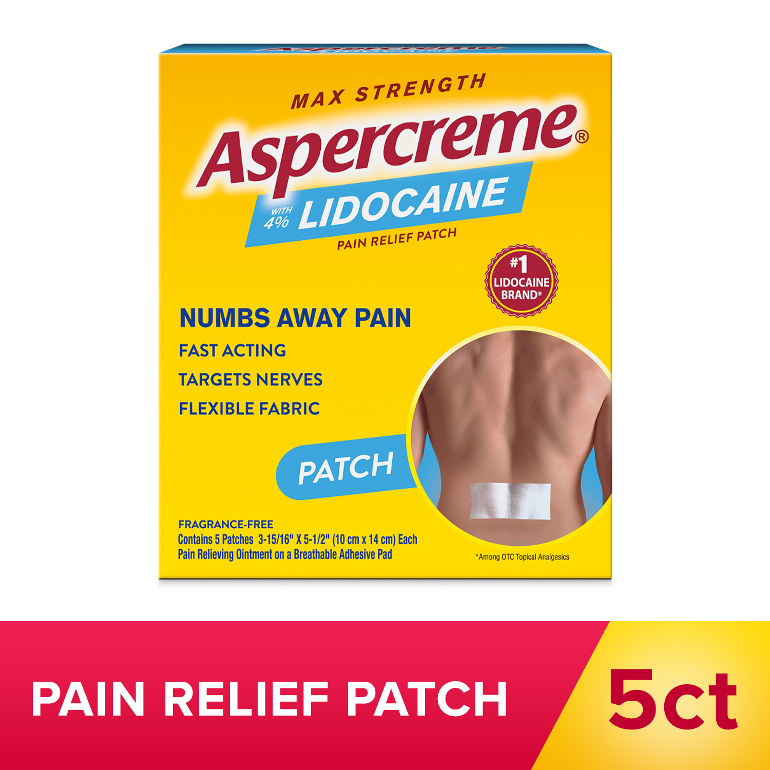 PAIN RELIEF PATCH 2CT CORALITE BOXED, Case Pack of 24 - Walmart.com