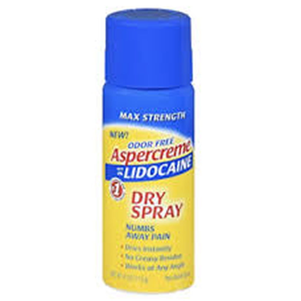 Aspercreme Maximum Strength Muscle & Joint Pain Spray 4oz (Pack of 4 ...