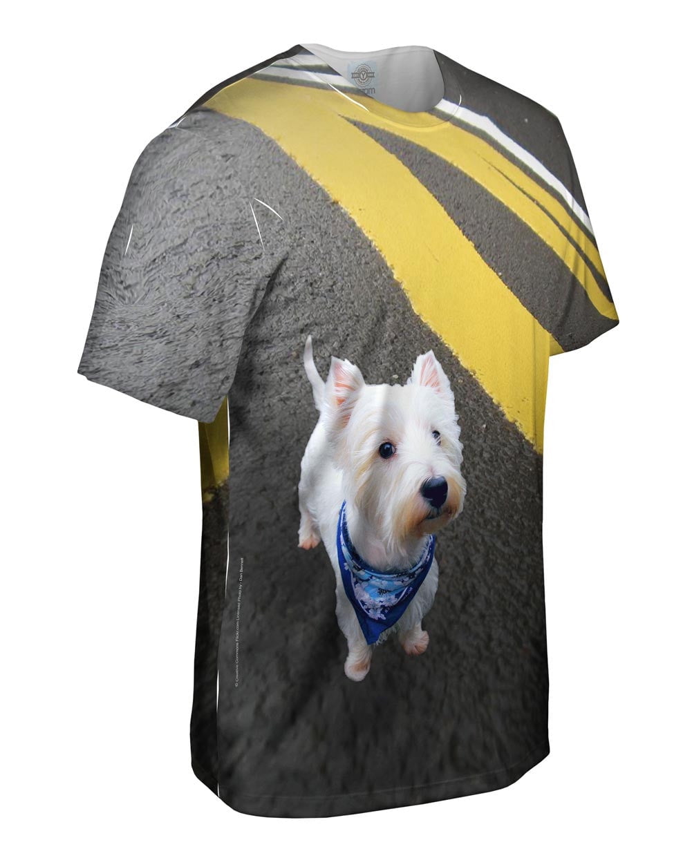 Asphalt Kicking Westie Mens T-Shirt All Over Print - Walmart.com