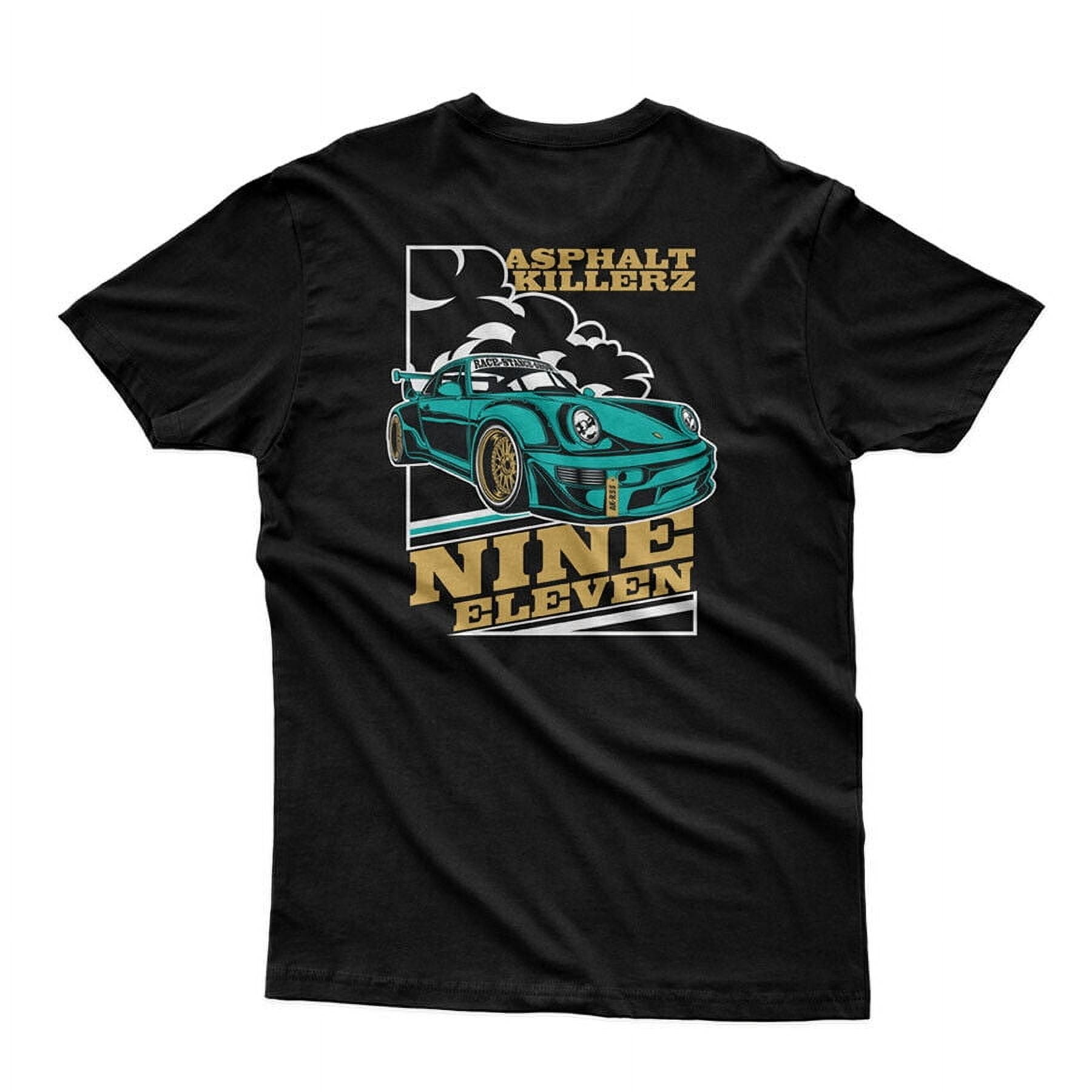 Asphalt Killer Nine Eleven 911 Porsche RWB Style Premium Blend Shirt ...