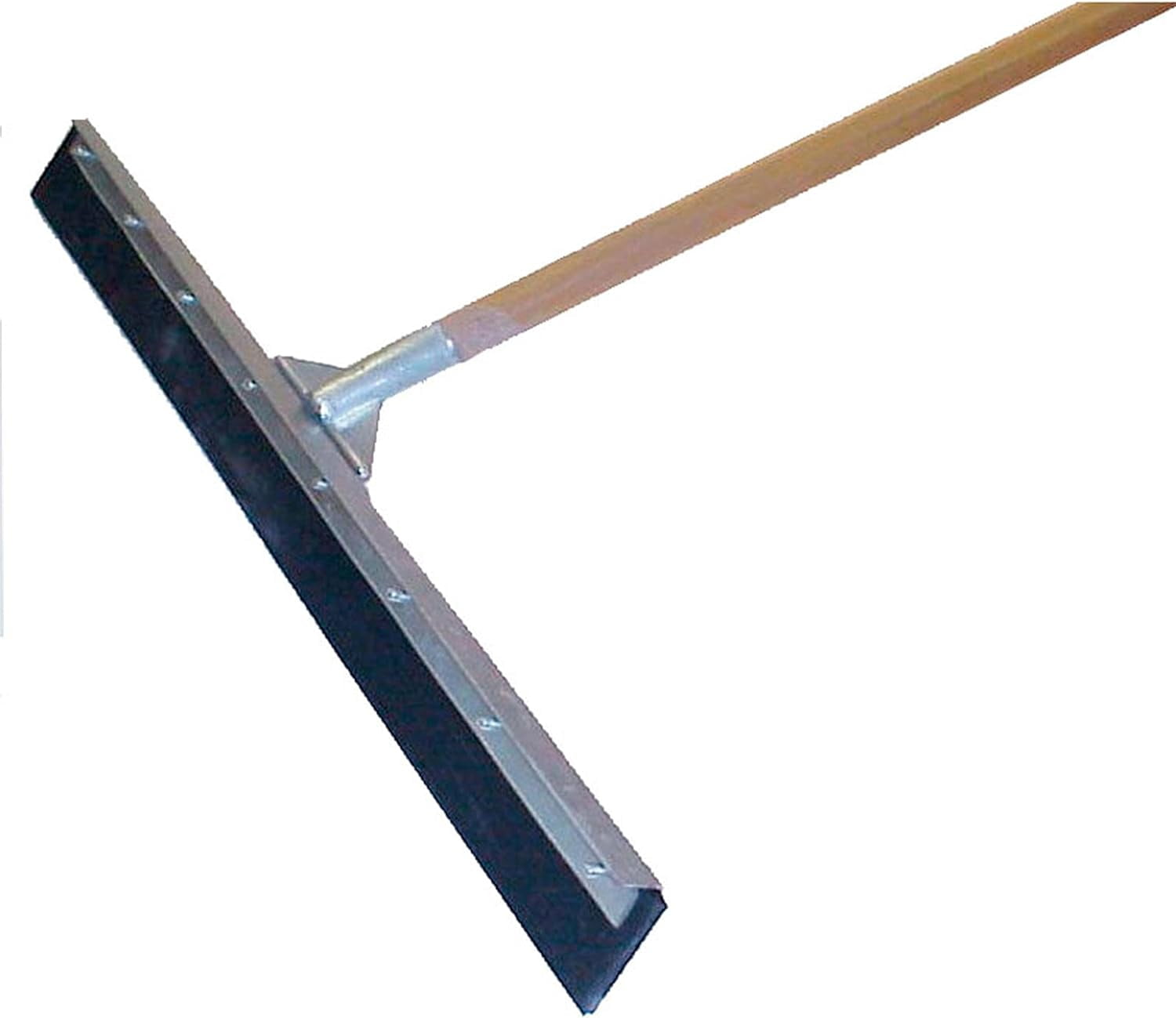 Asphalt Squeegee, 24 Inch Neoprene Straight Blade, 60 Inch Wood Handle ...