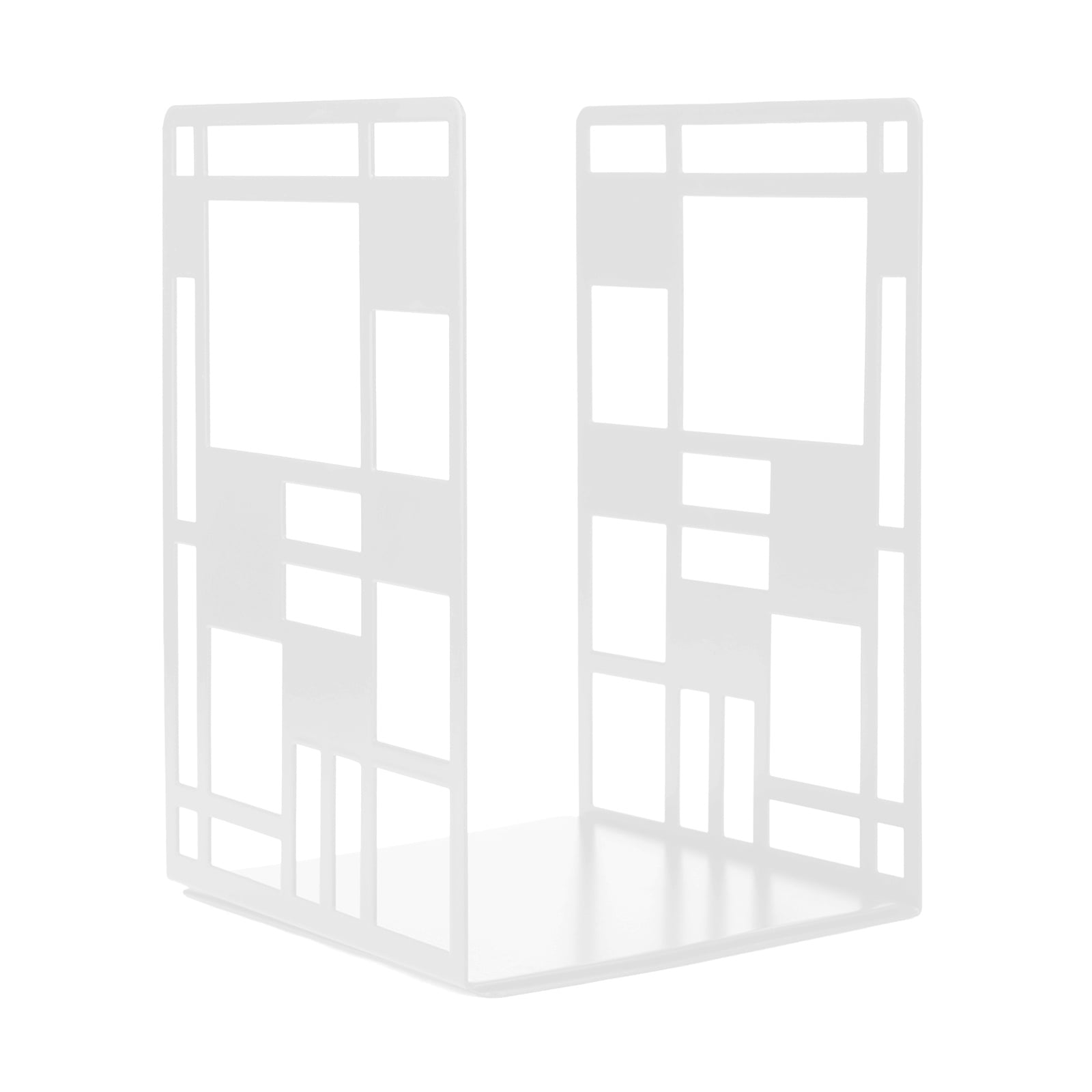Aspire 1 Pair Metal Bookends, Checked Book Ends, Modern Design Heavy ...