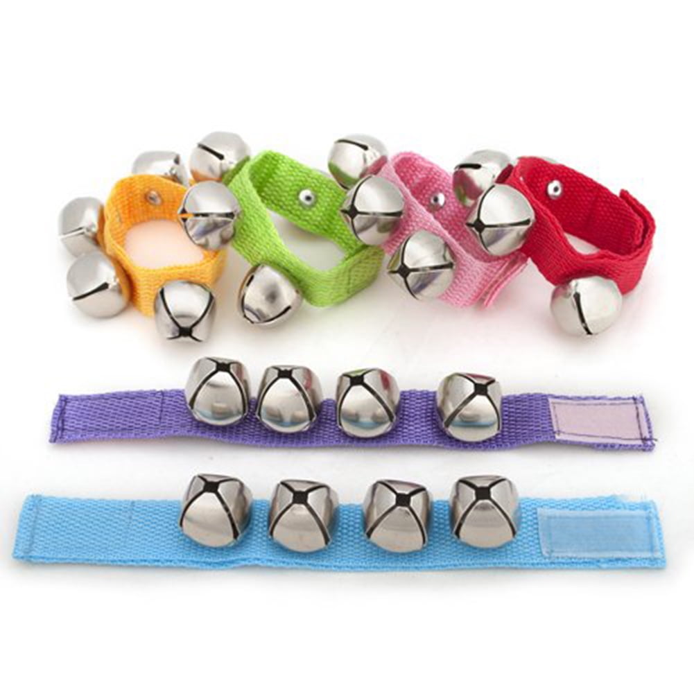 Aspire 12 Pcs Rhythm Band Wrist Bells, Assorted Colors - Walmart.com