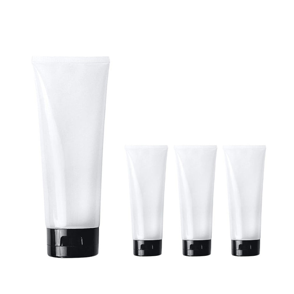 Aspire 4 Pack 3.4 oz/100 ml Empty Squeeze Tubes Cosmetic Containers ...