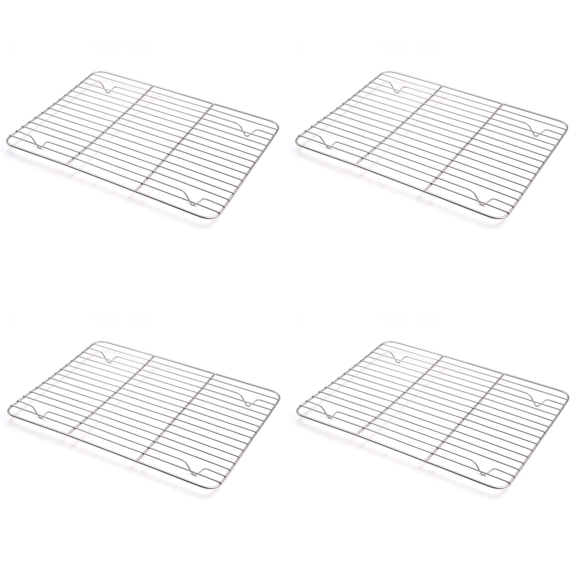Aspire 4 Pack Cooling Rack, Stainless Steel Wire Baking Rack Set ...
