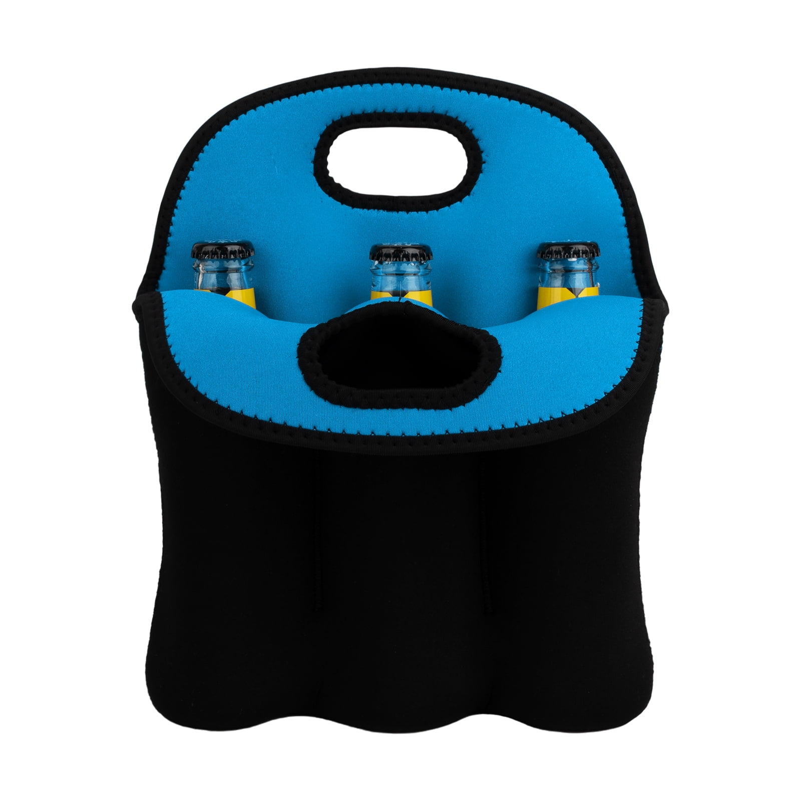 Aspire 6-Bottle Beer Can Carrier Tote, Neoprene Bottle Cooler Bag ...