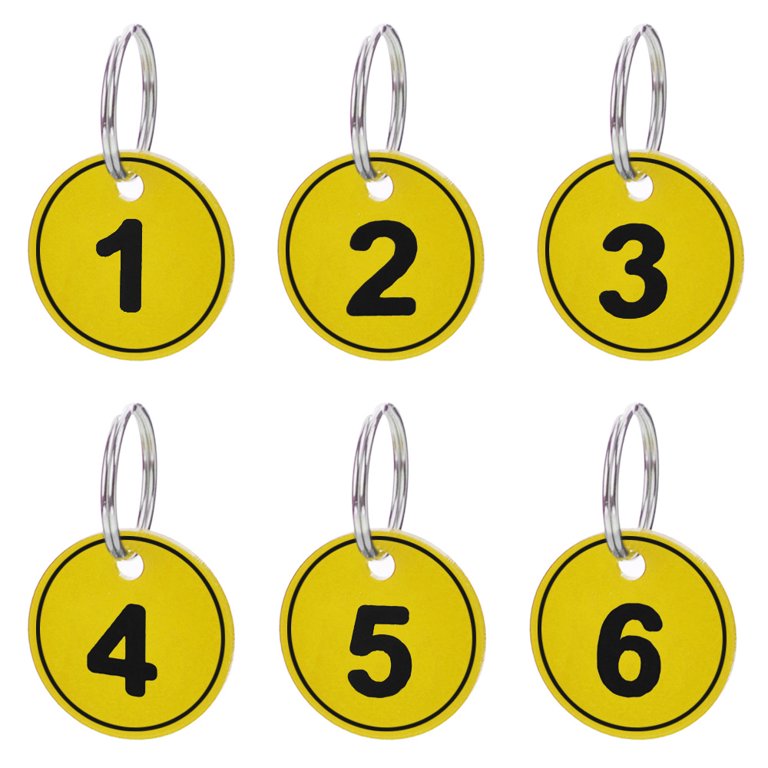 numbered id tags