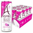 Aspire Healthy Energy Drinks Raspberry + Acai 12 oz (12 pack) - Walmart.com