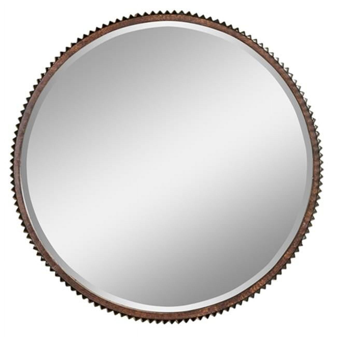Aspire Home Accents Harrison Rustic Metal Wall Mirror - Brown - Walmart.com