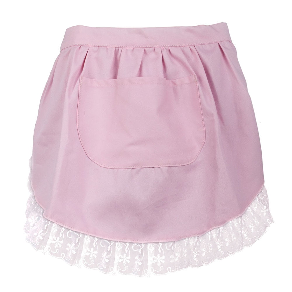 Aspire Lace Half Apron with Pocket for Women, Christmas Cotton Cooking ...