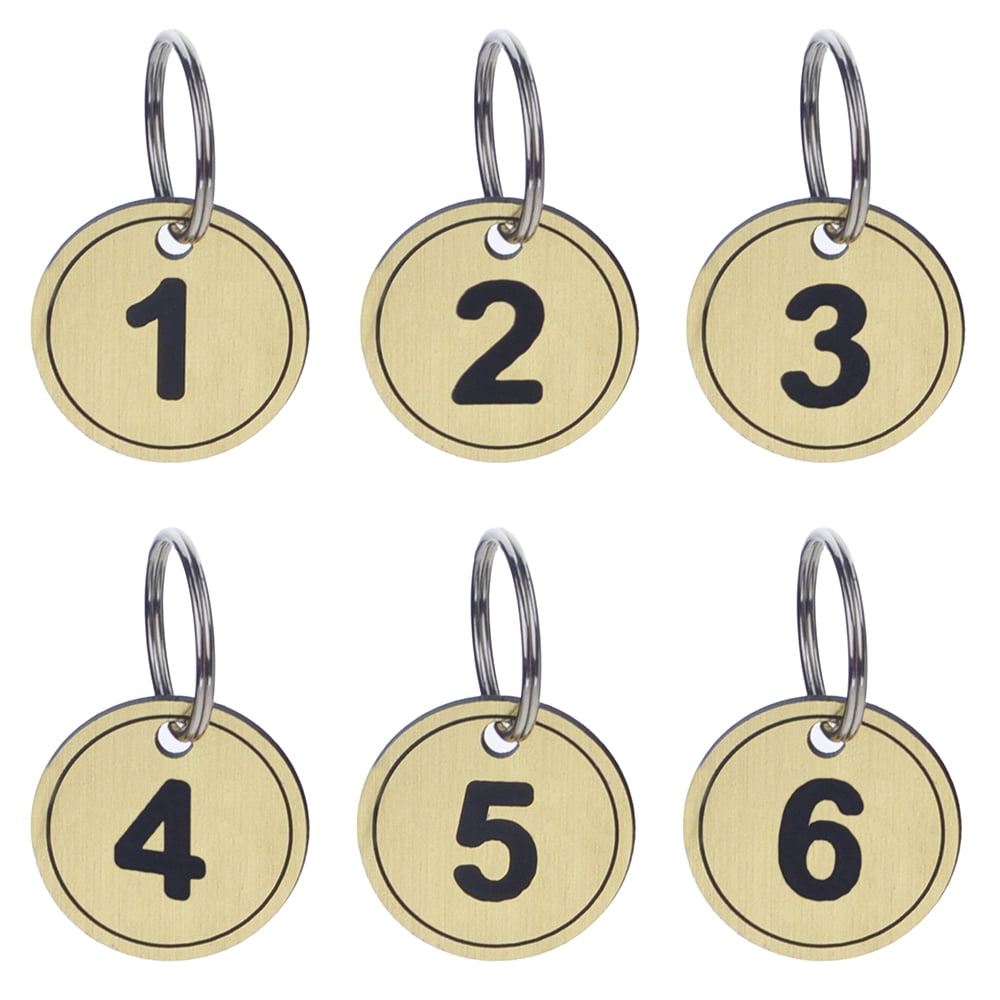 Aspire PACK of 20 Number Key Tags with Ring, ABS Numbered ID Tag ...