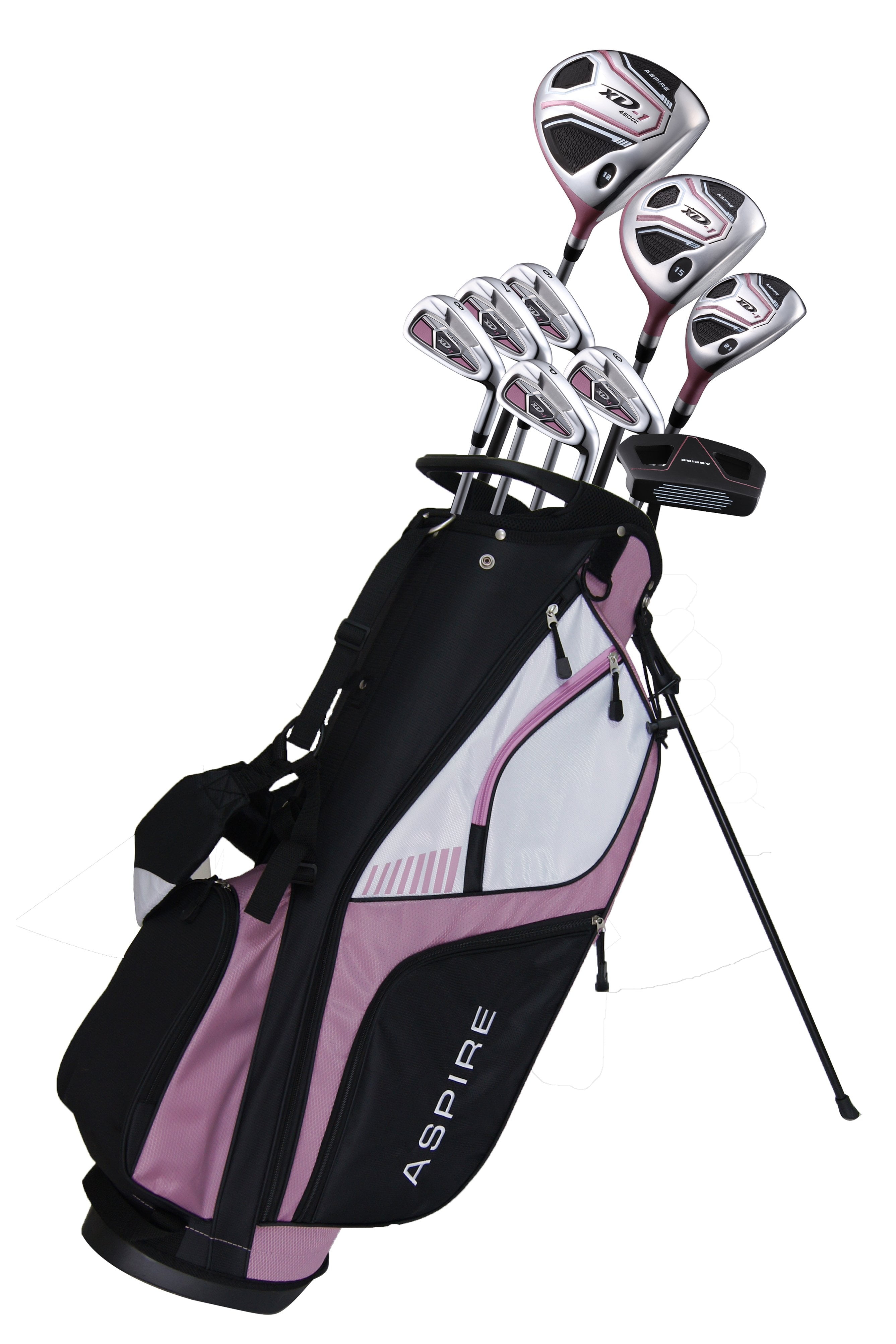 ASPIRE XD1 Womens Complete Golf Club Set, 3 Color Options & 3 Sizes ...
