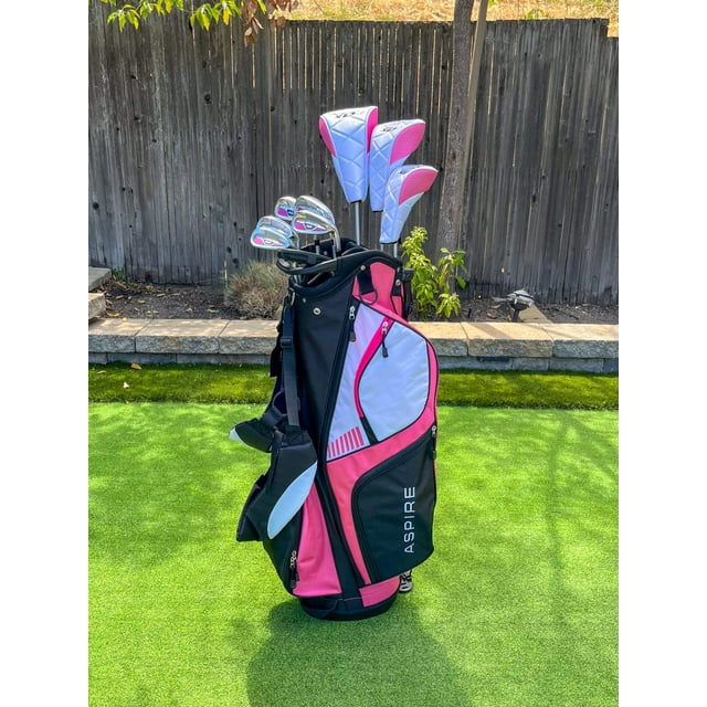 Aspire XD1 Womens Ladies Left Hand 14 Piece Complete Golf Clubs Package ...