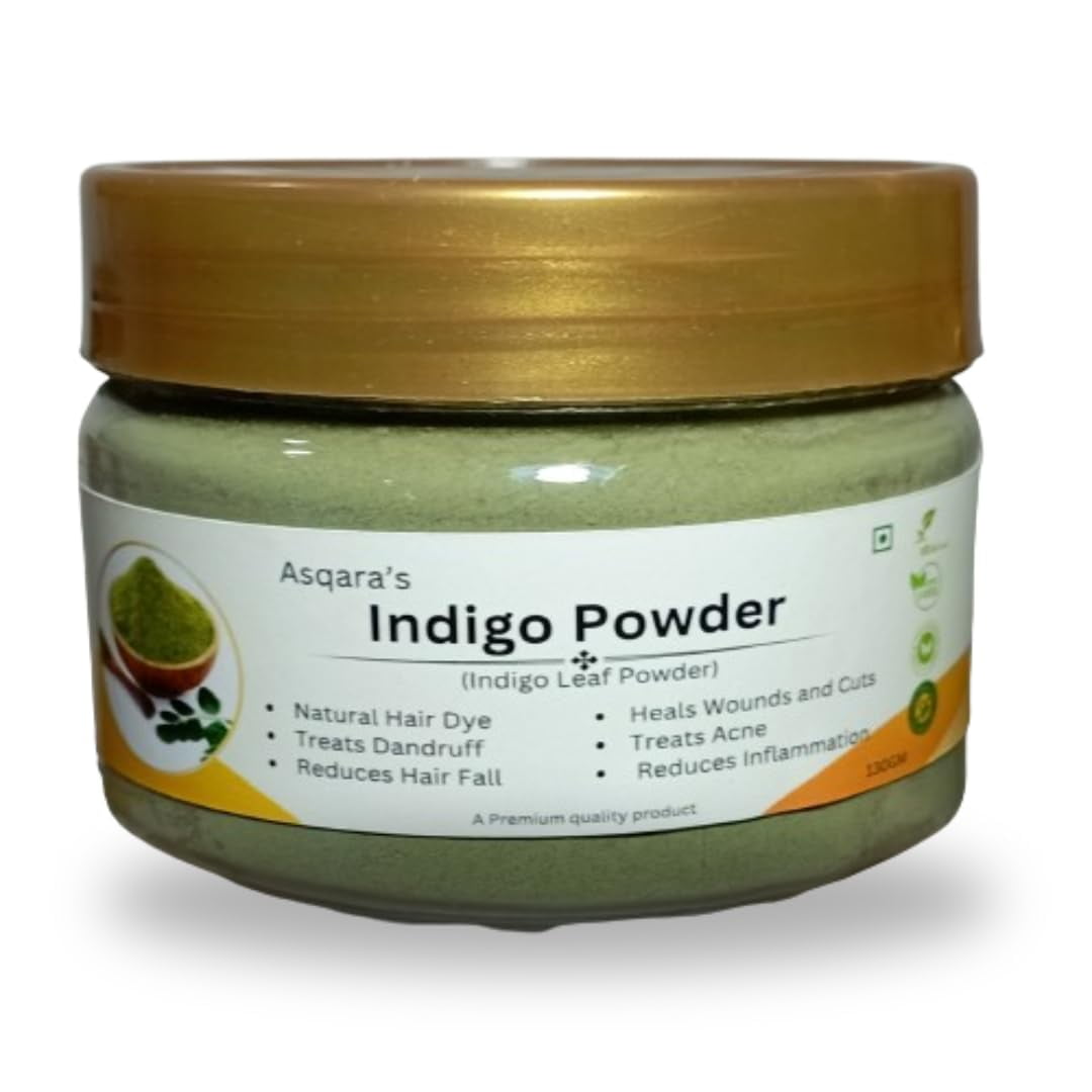 Asqaras 100 Pure Organic Indigo Powder for Skin care Hair Growth ...