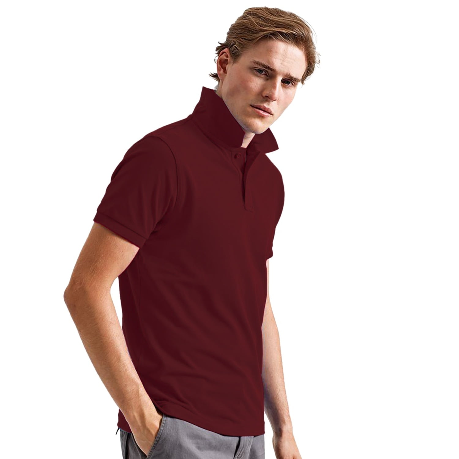 Asquith & Fox Mens Classic Fit Polo Shirt - Walmart.com