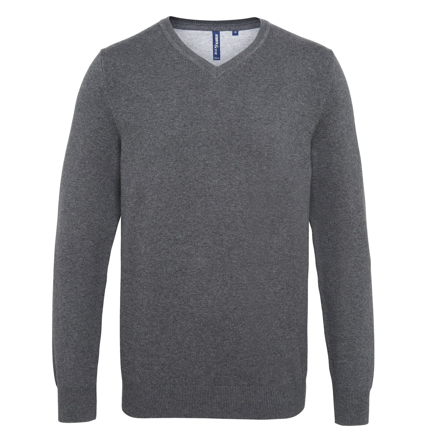 Asquith & Fox Mens Cotton Rich V-Neck Sweater - Walmart.com