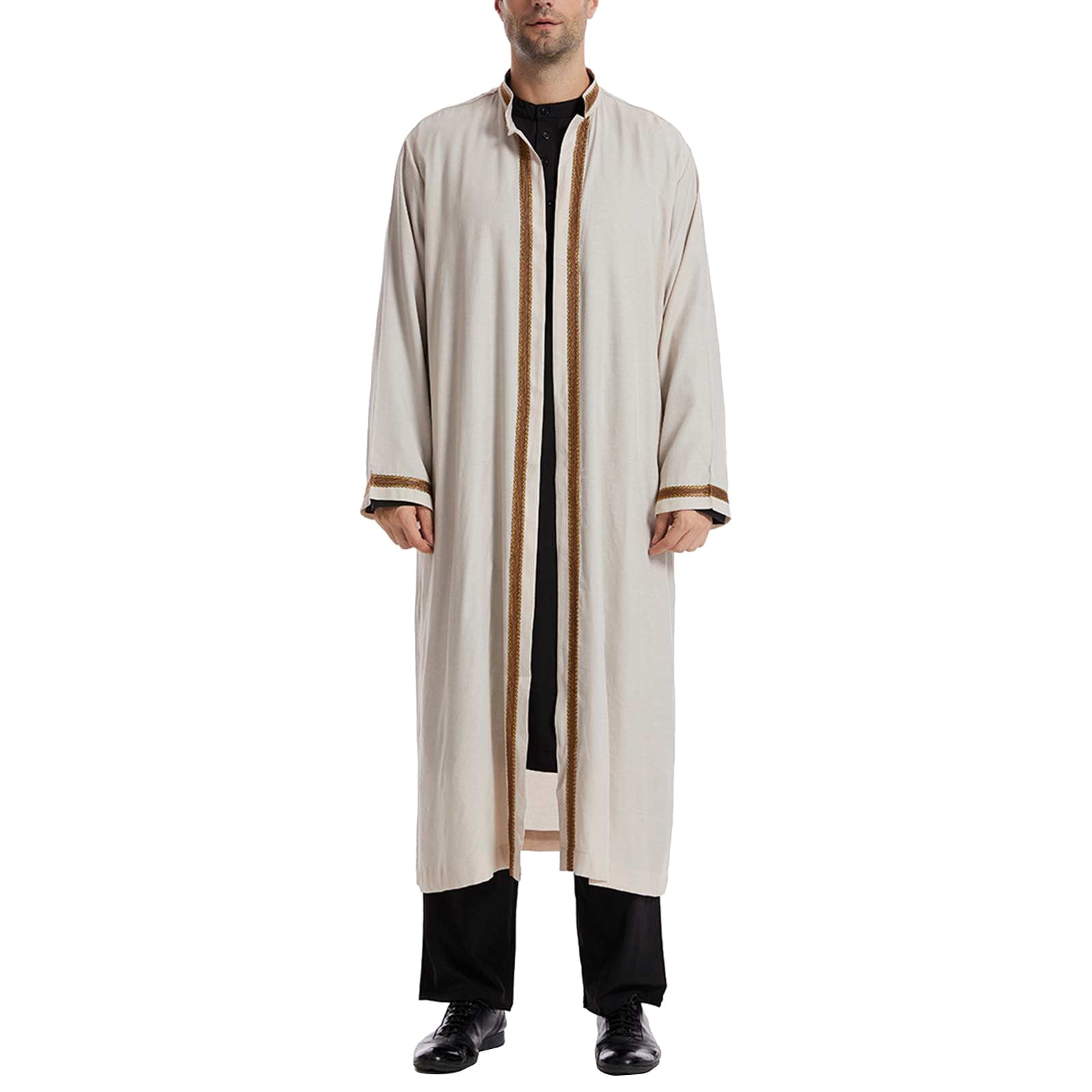 Asqwmvz Muslim robe Middle Eastern Loose Robed Men Arab Men's Clothing ...
