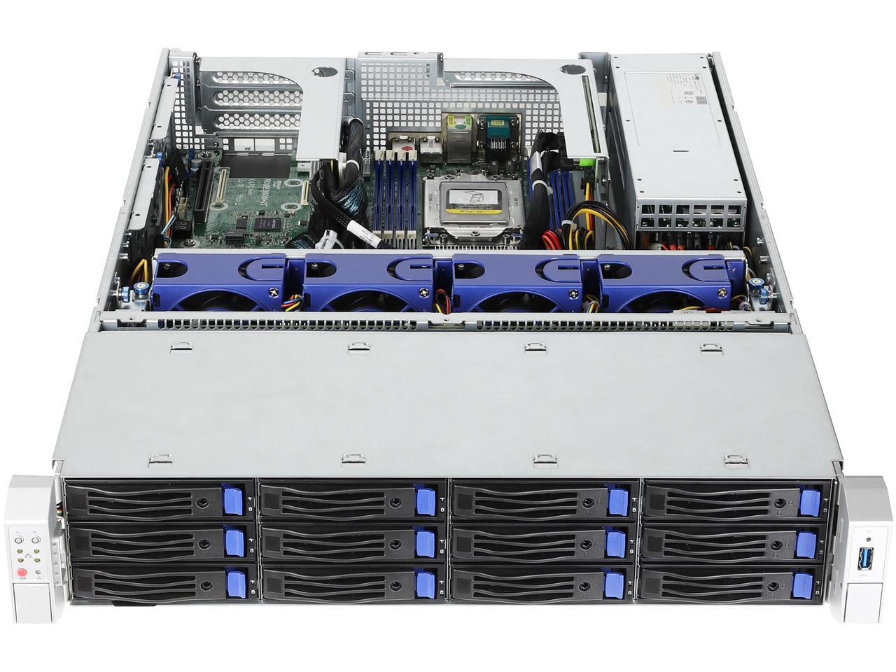 Asrock Rack 2U12L2S-ROME/2T 2U Rackmount Storage Server Barebone AMD ...