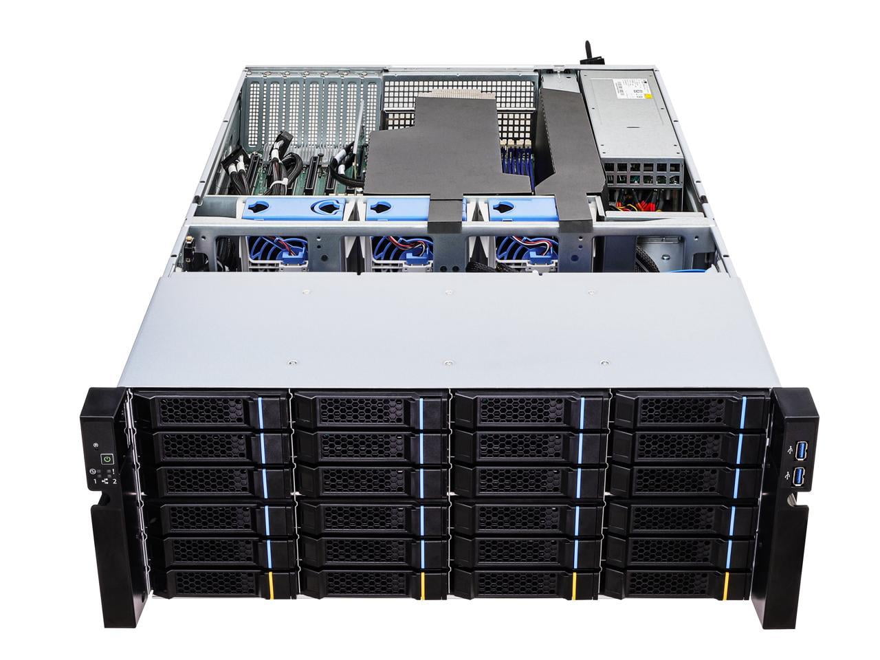 Asrock Rack 4U36L6E-ICX2/2T 4U Rackmount Storage Server Barebone Dual ...