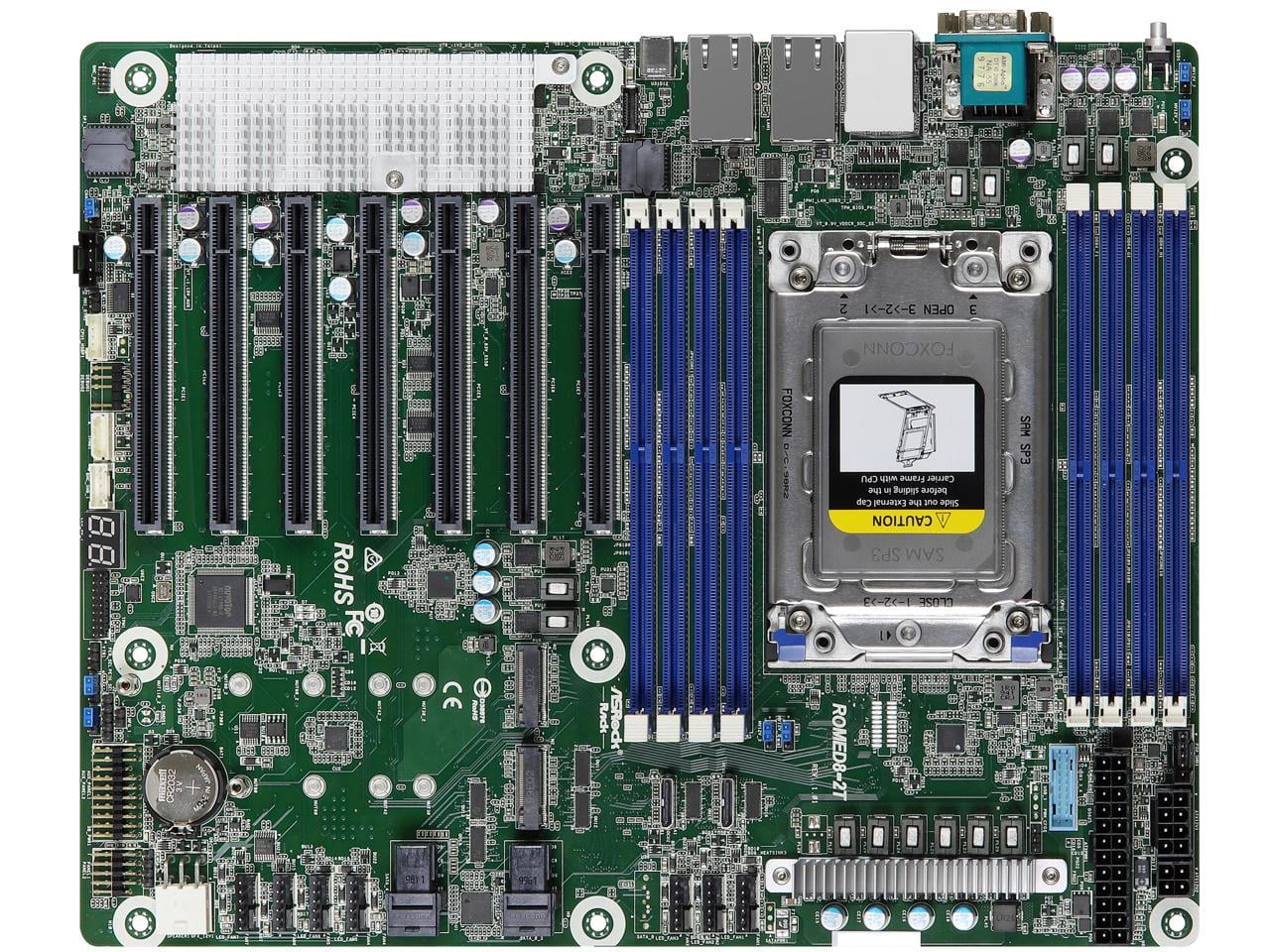 Asrock Rack ROMED8-2T Server Motherboard, AMD EPYC 7003/7002 Series ...
