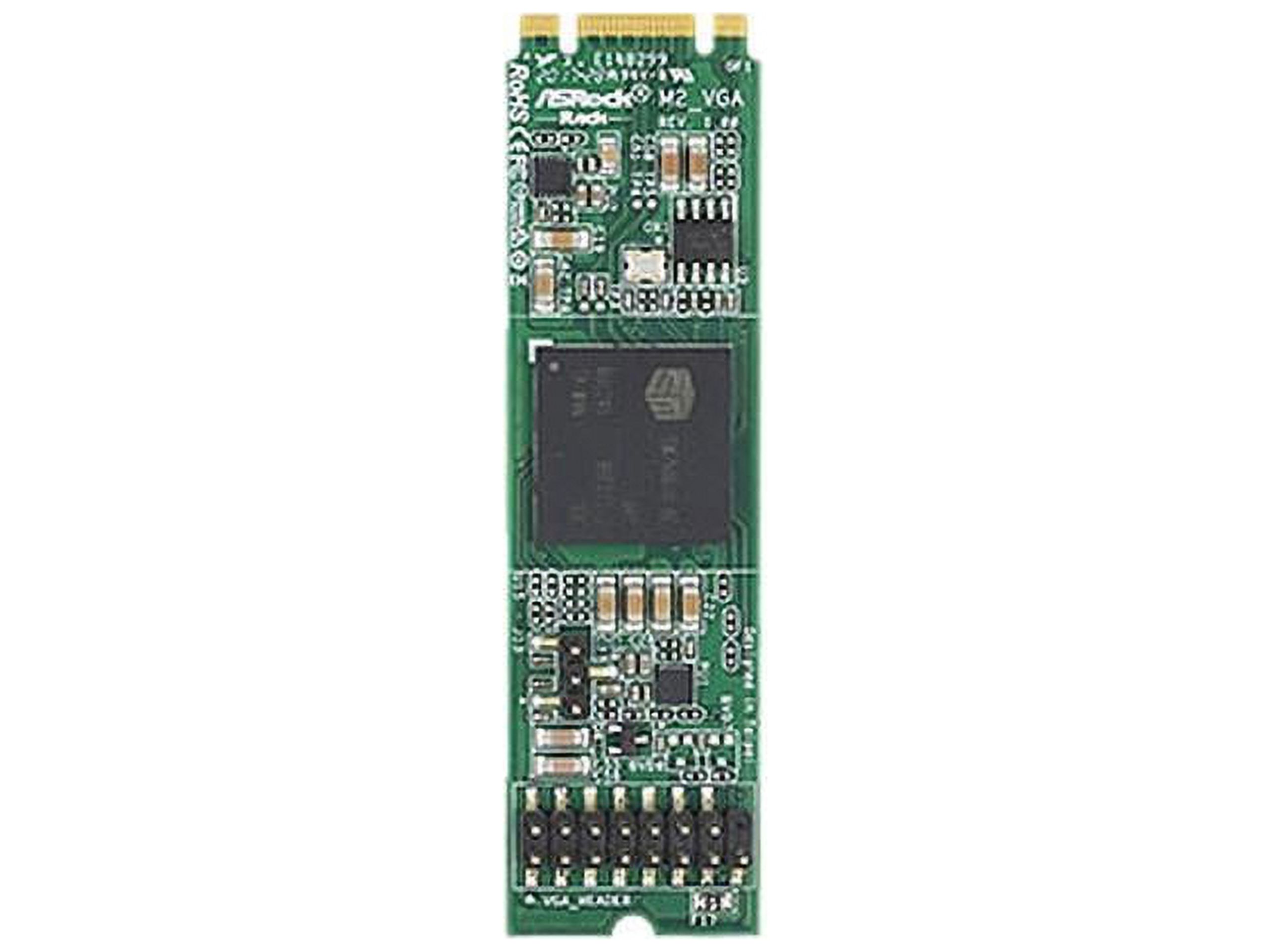 Asrock Rack Server Riser Card/Accessories M2_VGA M.2 2280 B+M key VGA ...