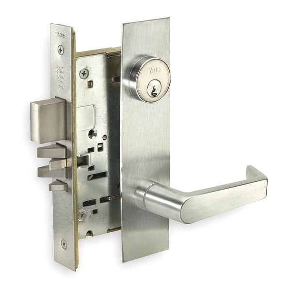 Assa Abloy Accentra Lever Lockset,Mechanical,Classroom AUCN88182FL x ...