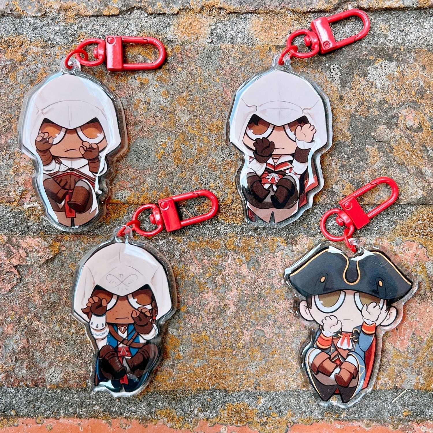 Assassin Inspired Climbing keychain 1 packs (read description!), random ...