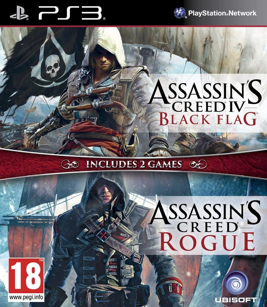 Assassin's Creed Black Flag + Assassin's Creed Rogue PS3 - Walmart.com