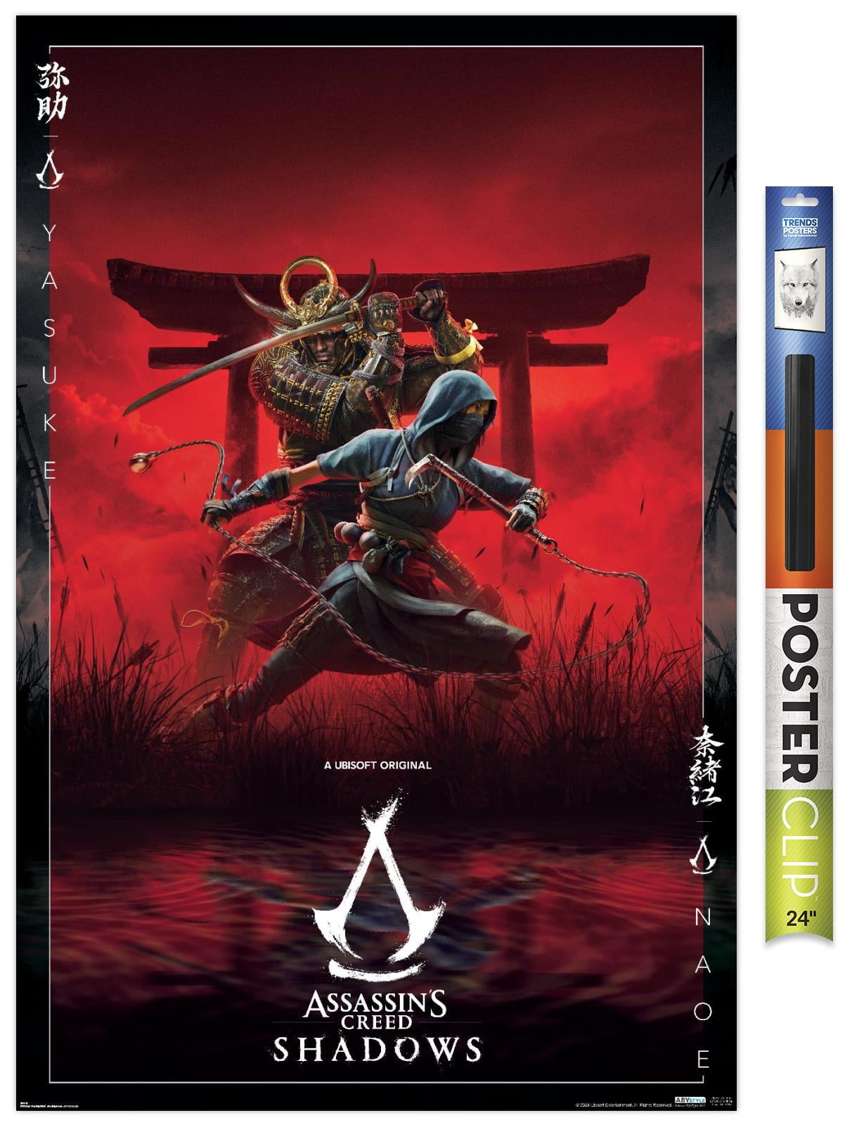 Assassin's Creed: Shadows - Key Art Wall Poster, 22.375" x 34 ...