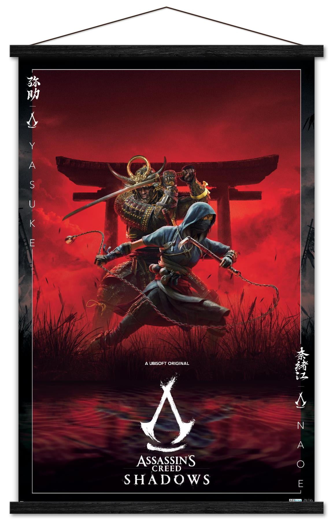 Assassin's Creed: Shadows - Key Art Wall Poster with Magnetic Frame, 22 ...