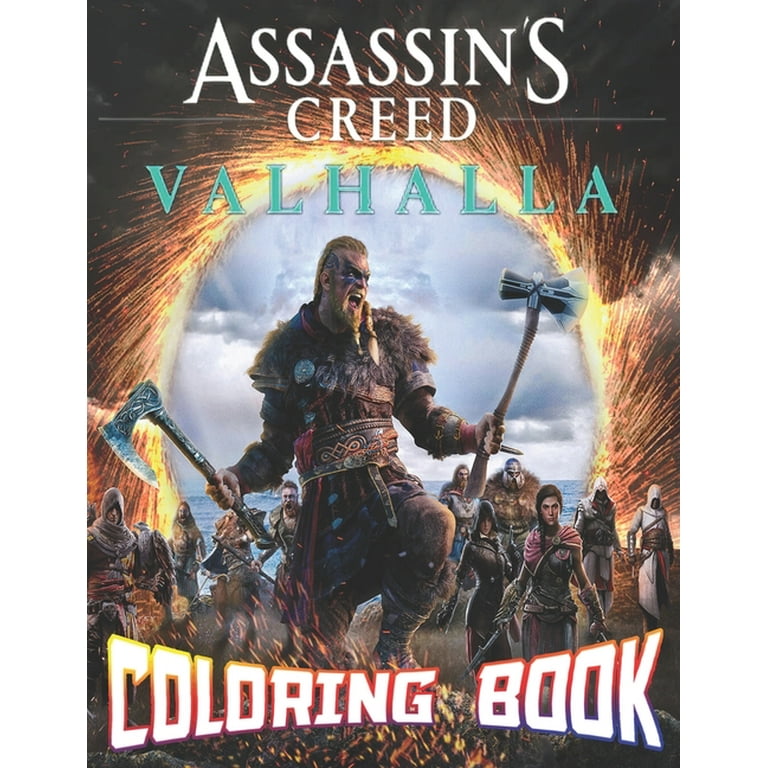 assassin's creed coloring book