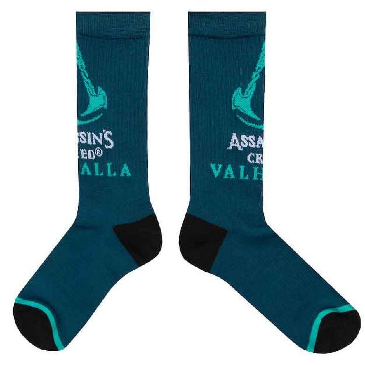 Assassin's Creed Valhalla Insignia Men's Crew Socks - Walmart.com