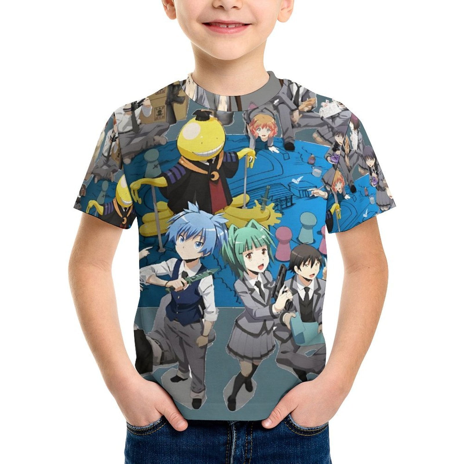 Assassination Classroom Kids T-Shirt 3d Printed Graphic T-Shirts Boys ...